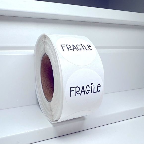 Handmade | Office | 0 Fragile Stickers Packaging Sticker | Poshmark